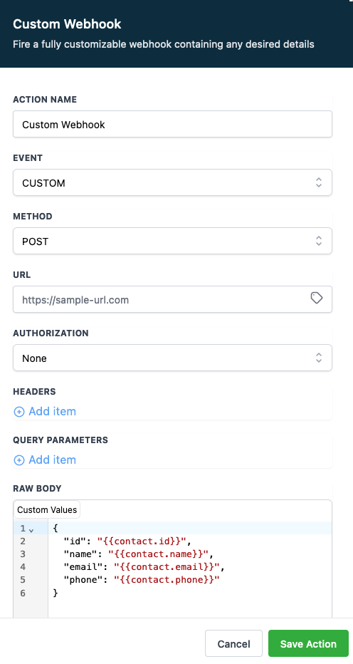 How to use the Custom Webhook LC Premium Workflow Action? – Network Marketer Pro